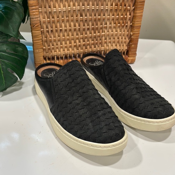 Sofft | Shoes | Sofft Somer Slip On Clogs Open Back Shoes Black | Poshmark
